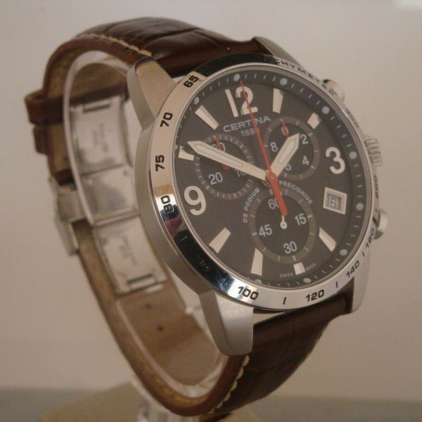 Certina Podium DS Chronograph. Precidrive. Boxed, Sapphire glass. C034417 £415 | WatchCharts ...