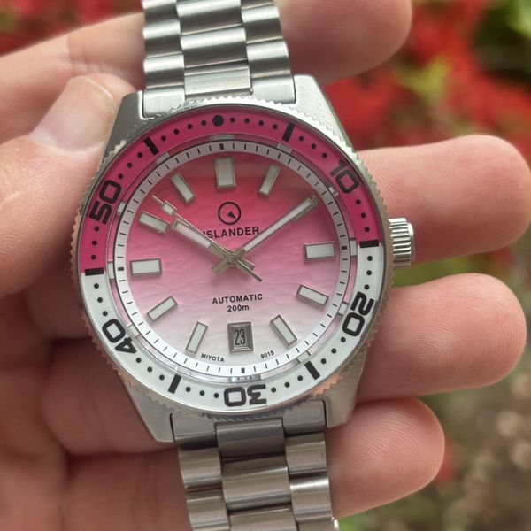 [WTS] Islander Northport - Pink and White Ripple Dial #ISL-258 ...