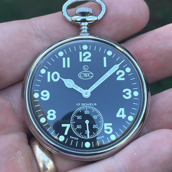 [WTS] CWC 6645 mechanical pocket watch | WatchCharts Marketplace