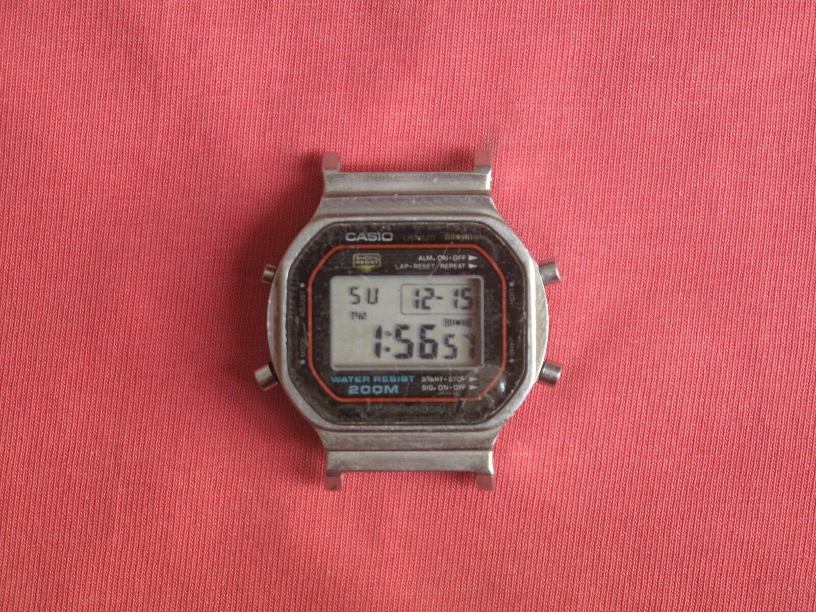 Vintage CASIO G-Shock DW-5000 (240 Module) Digital Watch LCD ...