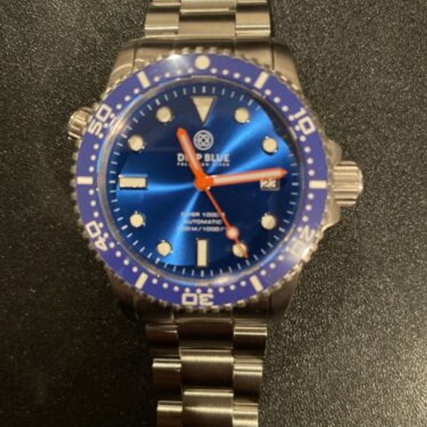 deep blue automatic diver watch | WatchCharts