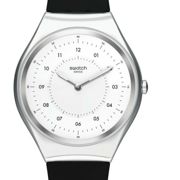 Swatch Watch Black/Silver Skin Irony Skinnoiriron SYXS100 | WatchCharts ...
