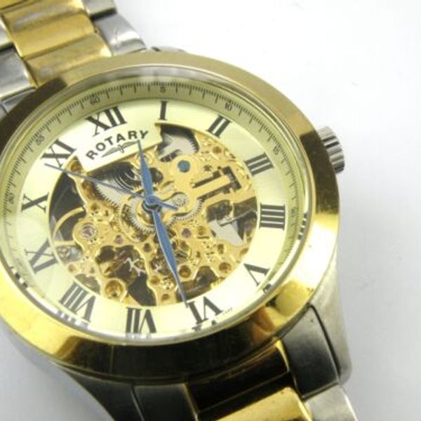 Gents Rotary GB00110/03 Automatic Skeleton Dress Watch - 100m ...
