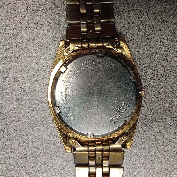 Vintage Seiko Gold-Tone Mens Watch With Day-Date Display & Jubilee Bracelet | WatchCharts ...