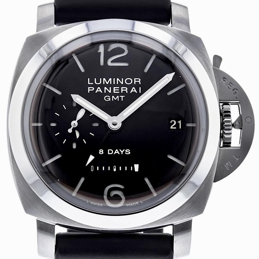 FS: MINT Panerai Luminor 1950 GMT 8 Days PAM 233 | Rare Dot Dial | 2009 ...