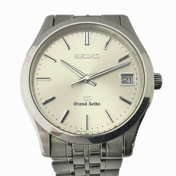 T [GRAND SEIKO] SBGV001 Quartz Dial Silver Stainless Date Display ...