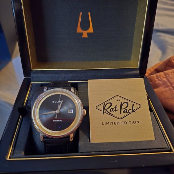 Bulova Rat Pack Automatic Mens Watch 96B406 | WatchCharts Marketplace
