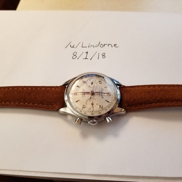 [WTS] Vintage Plymouth Landeron 48 Chronograph 37mm | WatchCharts ...