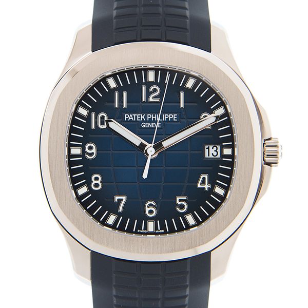 PATEK PHILIPPE Aquanaut Blue 18KWG 5168G-001 [Order/New] | WatchCharts