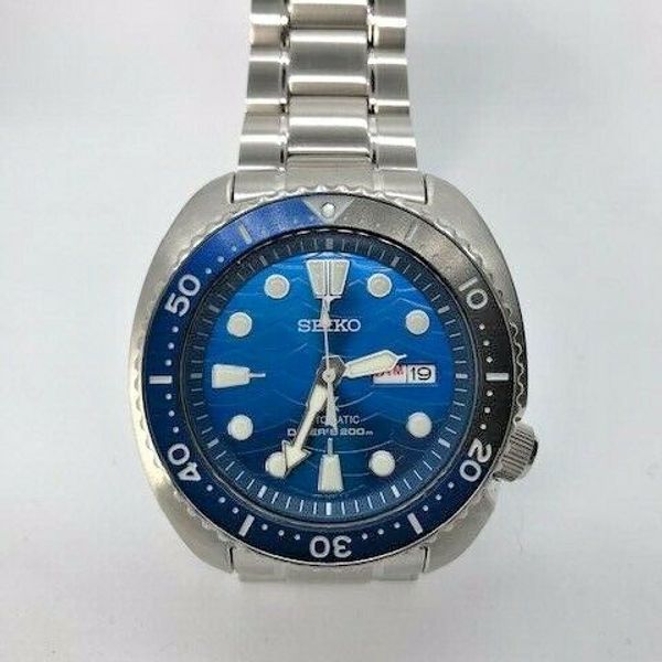 Seiko Prospex Turtle Save The Ocean Blue Dial Automatic Diver's Watch ...