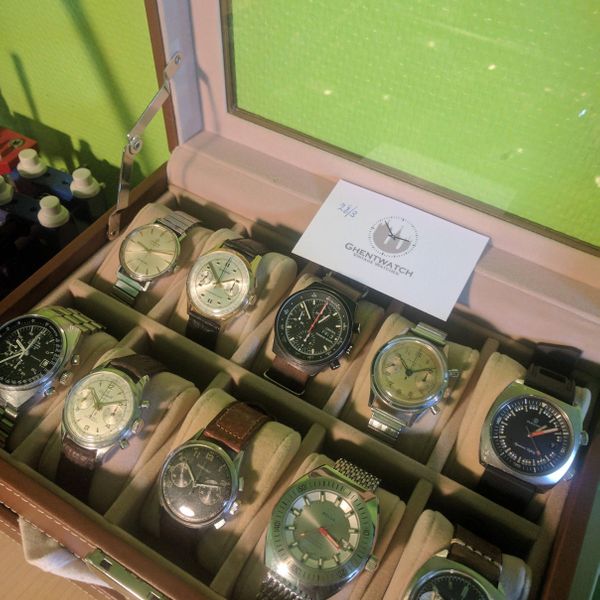 [WTS] Vintage (60s) Gigandet Chronograph / Steel/ Radium-patina/Ink ...