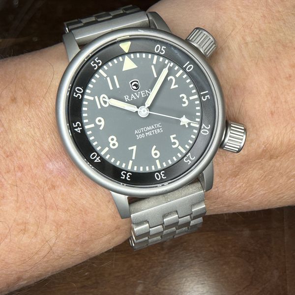 FS: Raven Defender, Grey Dial, Sandblast finish | WatchCharts Marketplace