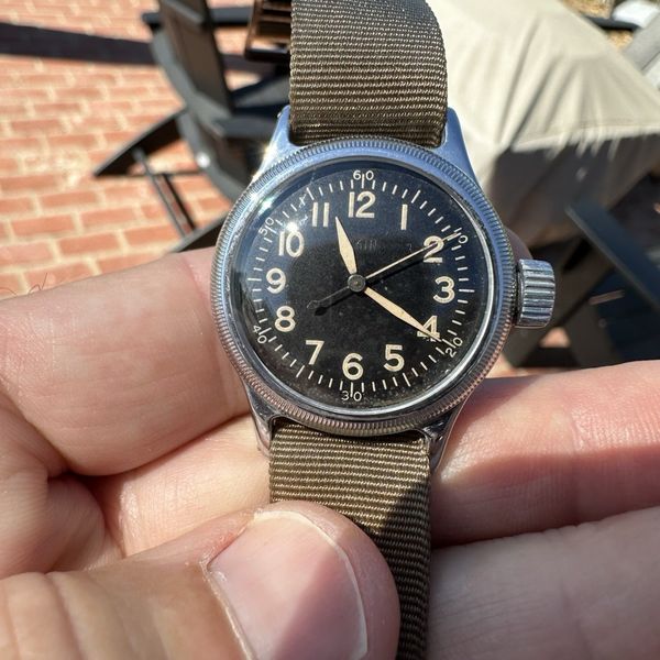 1945 Elgin A-11 WW2 US Pilot Watch. Serviced And runs Excellent ...