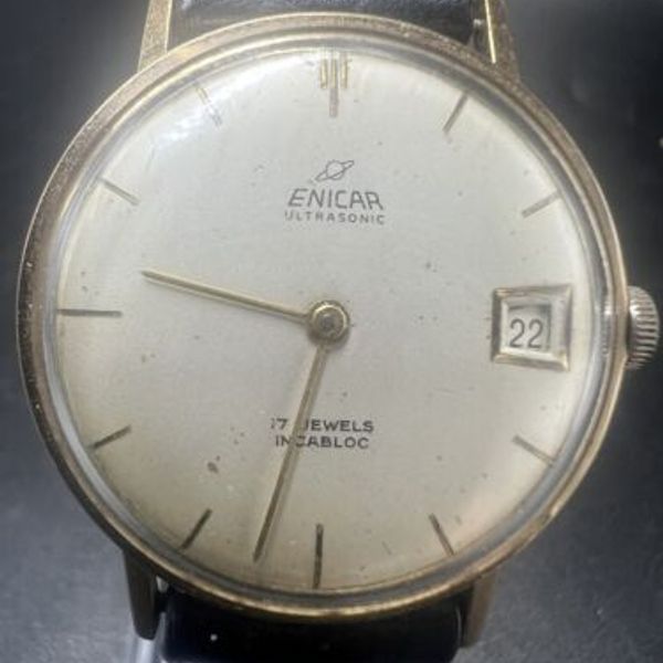 Vintage Enicar Ultrasonic 17 Jewel Hnadwind Watch - Running - AR 1009 ...