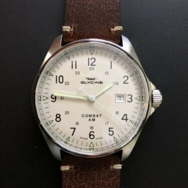 Glycine Combat 6 Vintage GL0124 Plus Extra Straps | WatchCharts