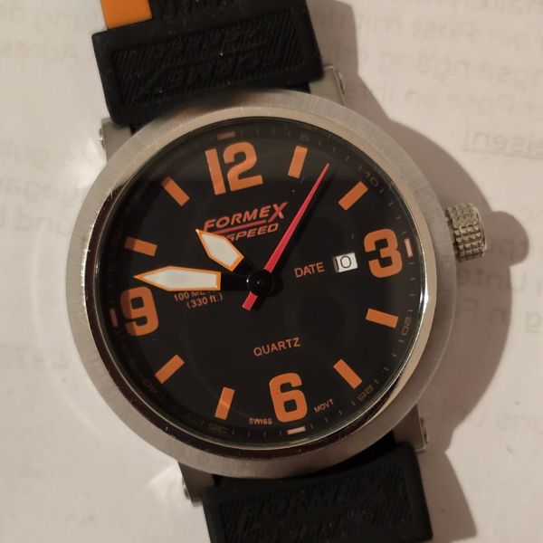 Formex 4 Speed Patented 72512. 1020 Quartz 47 mm Pilot's Watch Diver's ...