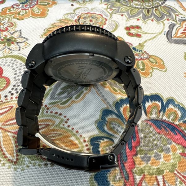 Invicta Pro Diver Men's 52mm Combat Triple Black Chronograph Watch ...