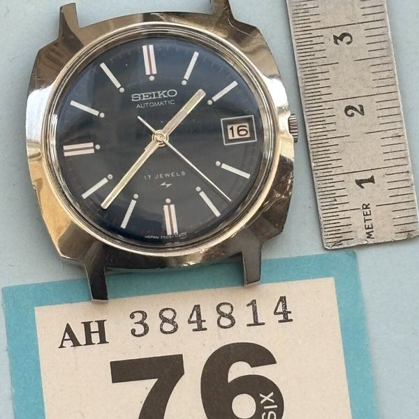 Vintage Seiko 7005 automatic wristwatch Seiko 7005 watch automatic ...