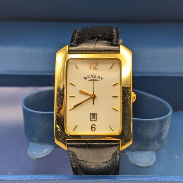 Vintage Rotary Tank Style Ref 10609 Quartz Wristwatch Battery Needed ...