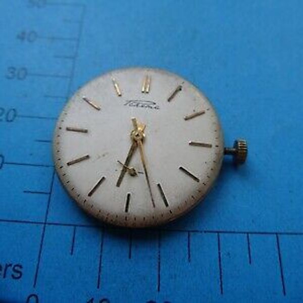 RUSSIAN USSR RETRO rare vintage watch RAKETA MOVEMENT MECHANISM 16 J ...
