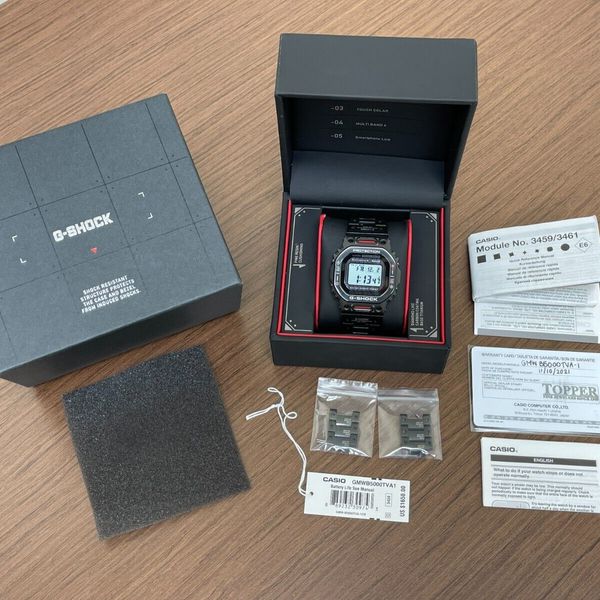AWESOME! Casio G-Shock GMW-B5000TVA-1 GUNDAM MECH Watch! SOLD OUT ...