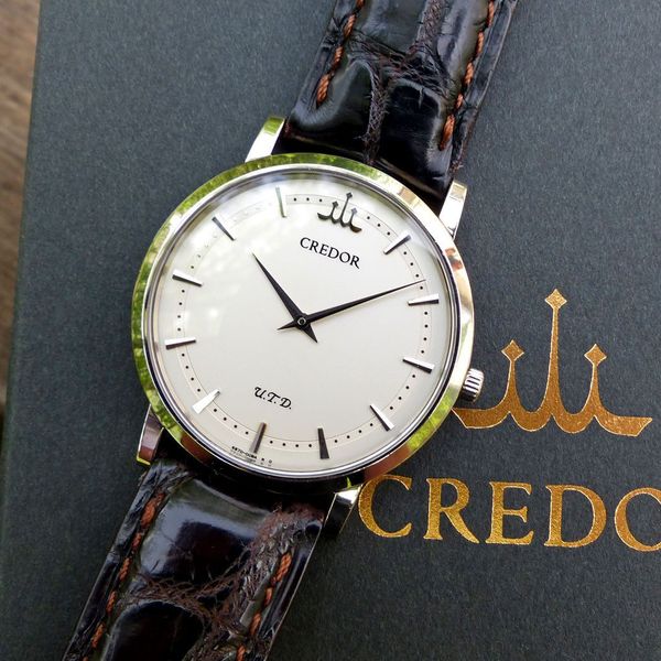 [$5,340 USD] Credor GBAQ983 Ultra Thin Dresswatch White Gold 18K Full ...