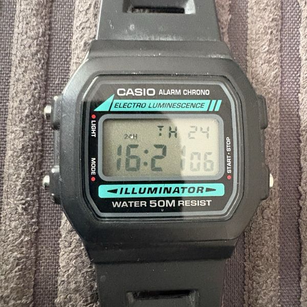 Casio Illuminator W-86 (1572) Black Digital Watch | WatchCharts Marketplace