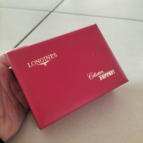 80s LONGINES FERRARI VINTAGE WATCH BOX UHRENBOX SCATOLA OROLOGIO ...