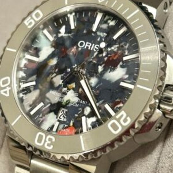Oris Aquis Upcycle - 41.5MM Swiss Automatic Dive Watch. | WatchCharts ...