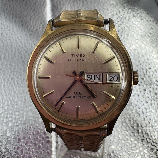 Timex Automatic Water Resistant Watch- SS Back | WatchCharts Marketplace