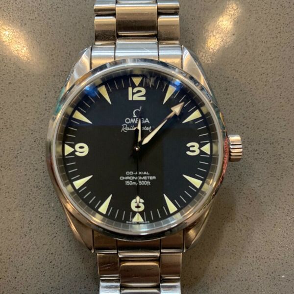 Omega Railmaster Aqua Terra Co-Axial 2503.52 Automatic Chronometer Men ...