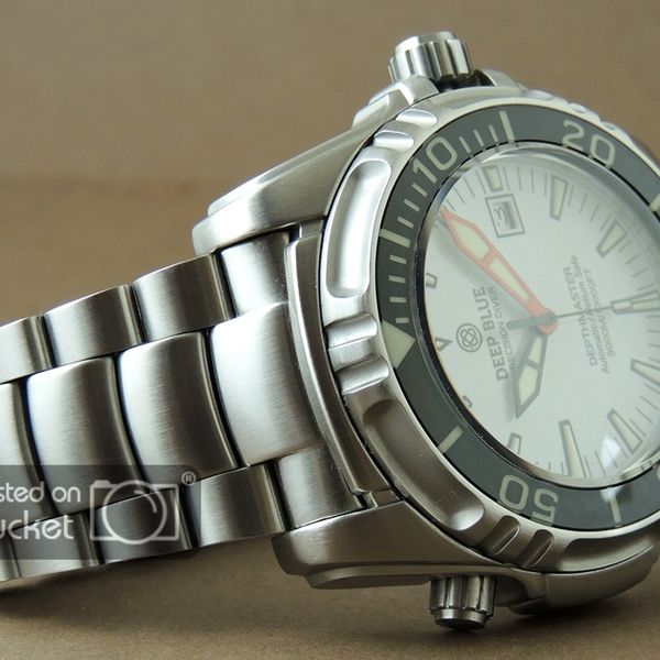Deep Blue Depthmaster 3000 White Dial Excellent Condition | WatchCharts ...