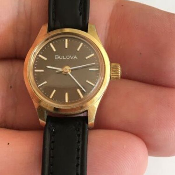 Ladies Vintage Bulova Automatic Watch N7, Water Resistance, Gold Tone ...