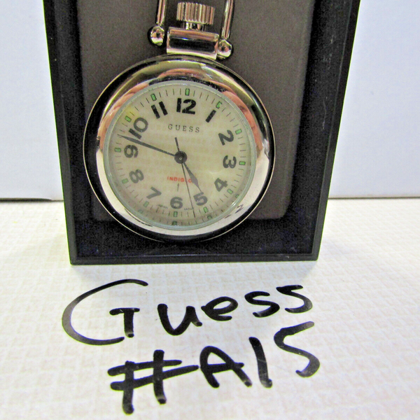 Guess indiglo mans pocket watchwatch Ready to wear / resale New Battery ...