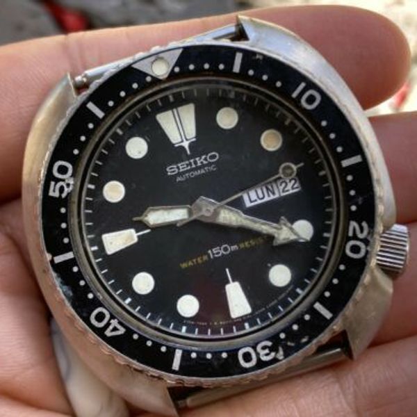 Vintage SEIKO Turtle 6309-7049 Men’s Dive Diver Watch 150M nice patina - 4repair | WatchCharts ...