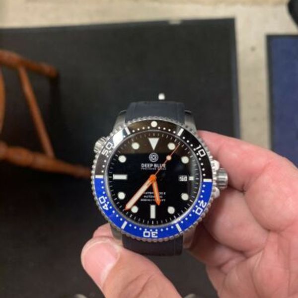 deep blue watch Master 1000 2 44mm Diver Black/blue Ceramic Bezel ...