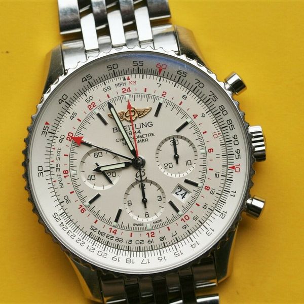 Breitling Navitimer GMT AB0441 Box and Books | WatchCharts Marketplace