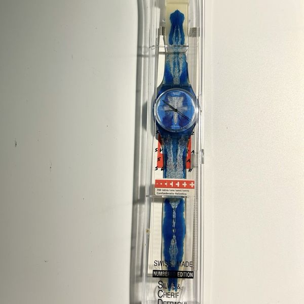 Swatch 700 Years Switzerland Edition Special GZ 117 118 119 120 NEW ...