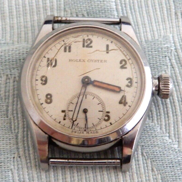 1937 Steel Rolex ref 3121 not working "NEEDS PARTS" honest original ...
