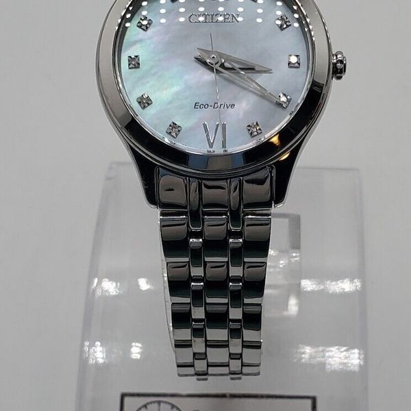Citizen Classic Stainless Steel Women's Eco-Drive Quartz Watch - EM1010 ...