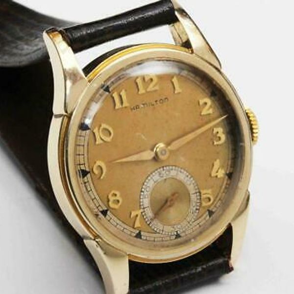 1940 vintage HAMILTON "ENDICOTT" Mens Wristwatch - Working Fine ...