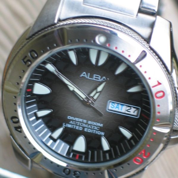 FS: Alba Manta Ray, black dial | WatchCharts Marketplace