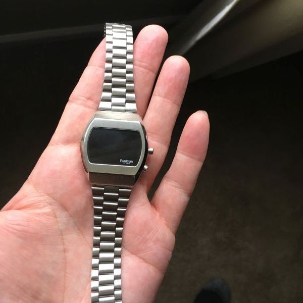 WTS: Armitron Griffy 40-8475BRSV - stainless case/red LED display | WatchCharts