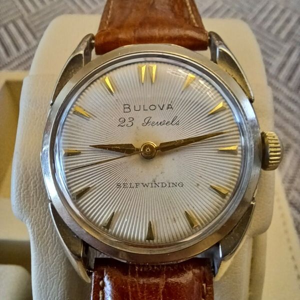 Bulova 23 jewel self winding watch fully serviced, 10BPAC movement 6 ...