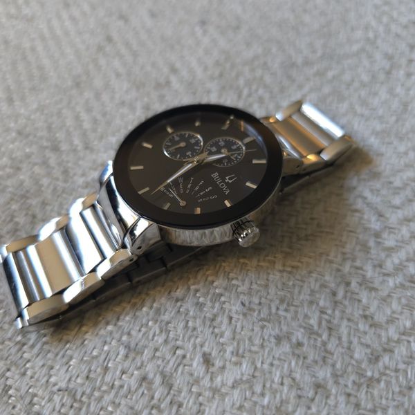 Bulova Futuro Men's Black Watch - 96C105 | WatchCharts Marketplace