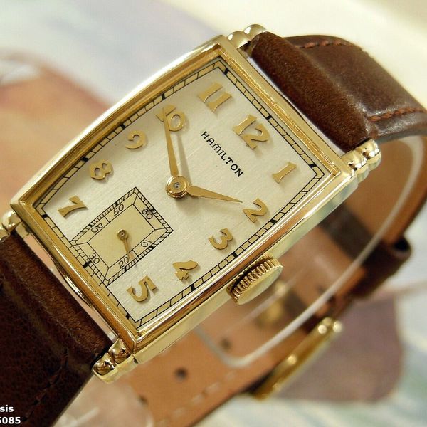 1946 Vintage HAMILTON MYRON, Stunning SILVER Dial, Serviced, 1 Year ...