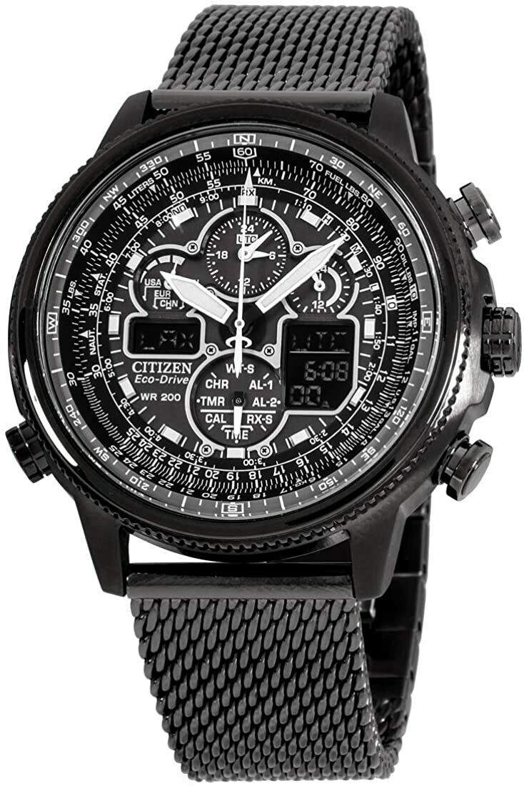 New Citizen Promaster Navihawk Chronograph A-T Eco-Drive JY8036-52E ...