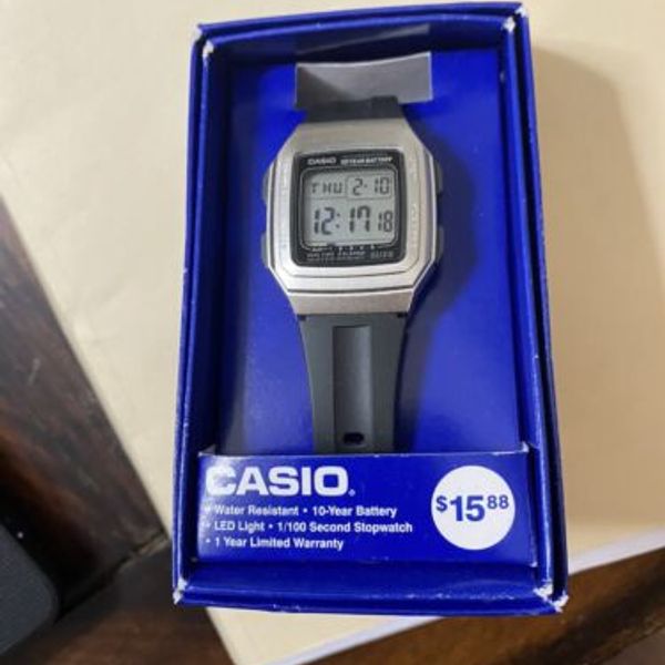 New Casio F201WAM-7AVTC Digital Watch Illuminator Water Resistant ...