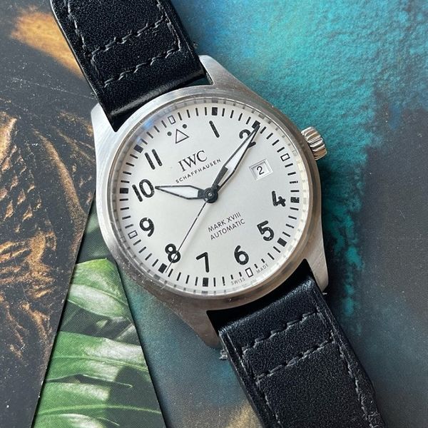FS:IWC Pilot Mark XVIII White Dial 40mm IW327002 | WatchCharts Marketplace
