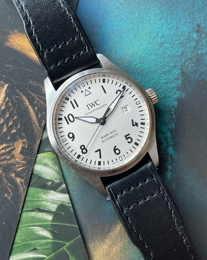 FS:IWC Pilot Mark XVIII White Dial 40mm IW327002 | WatchCharts Marketplace